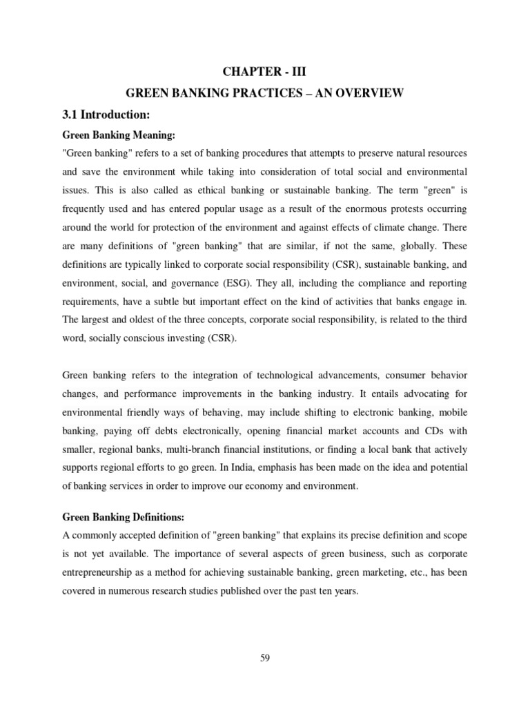 Green | PDF | Banks | Sustainability