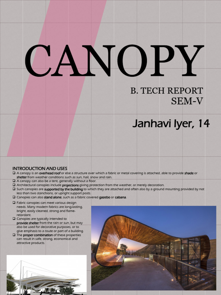 B Tech Canopy | PDF | Building Engineering