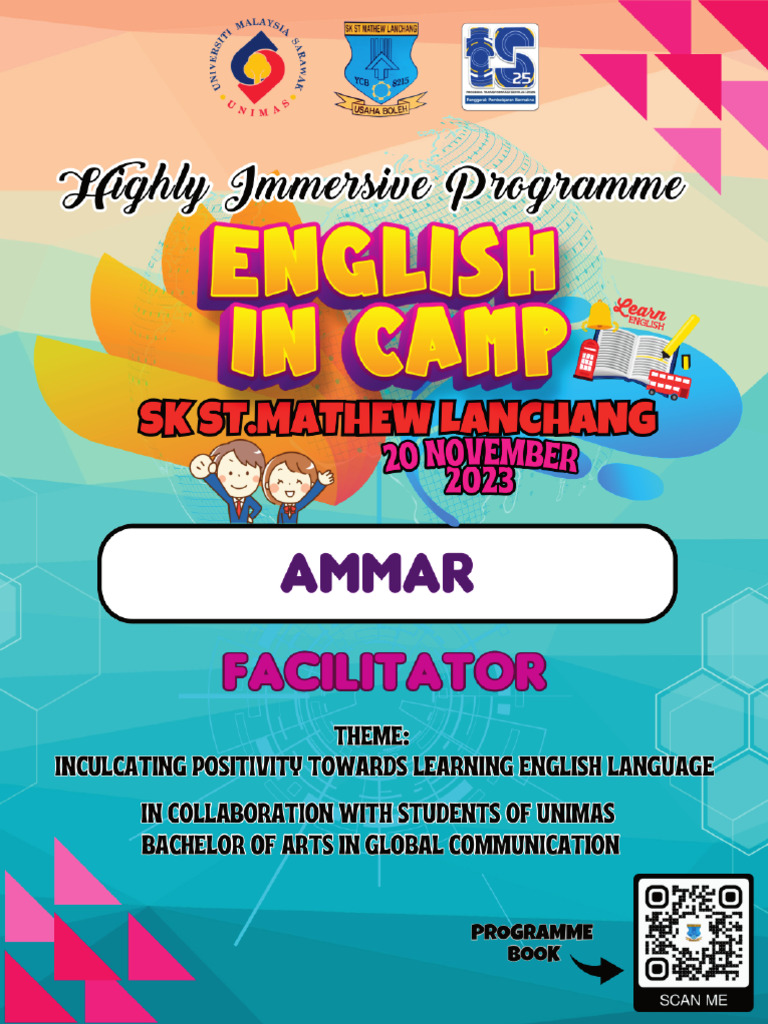 English in Camp Name Tag Facilitator | PDF