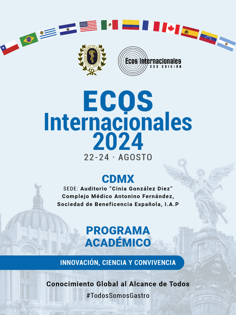 Programa Ecos Internacionales 2024 | PDF | Medicina CLINICA | Especialidades Medicas