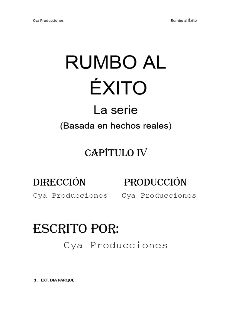 Rumbo Al Exito Cap 4 | PDF