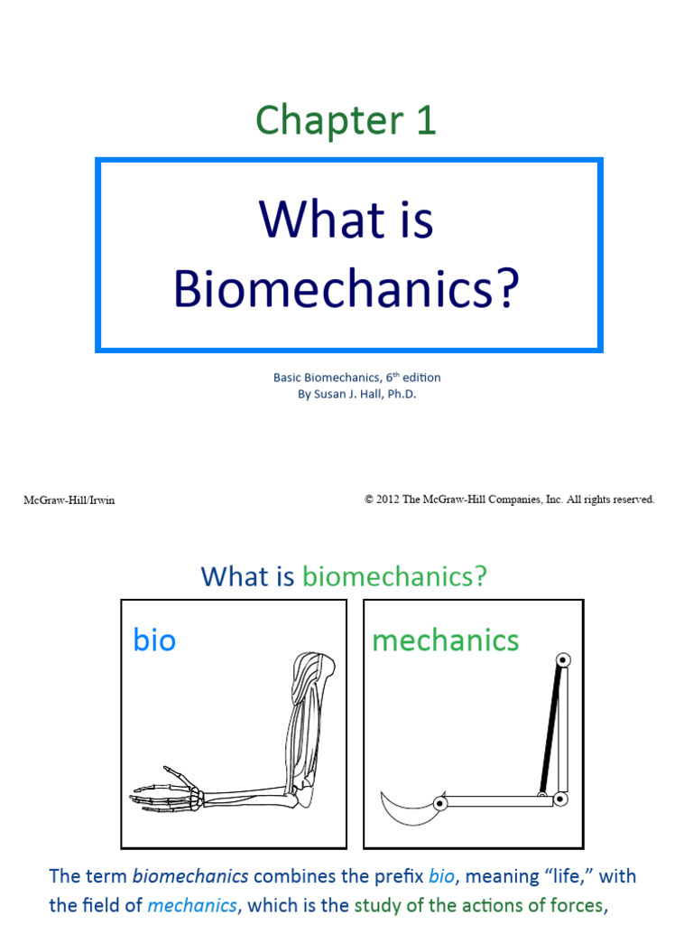 Introduction to Biomechanics Basics | PDF | Biomechanics | Force