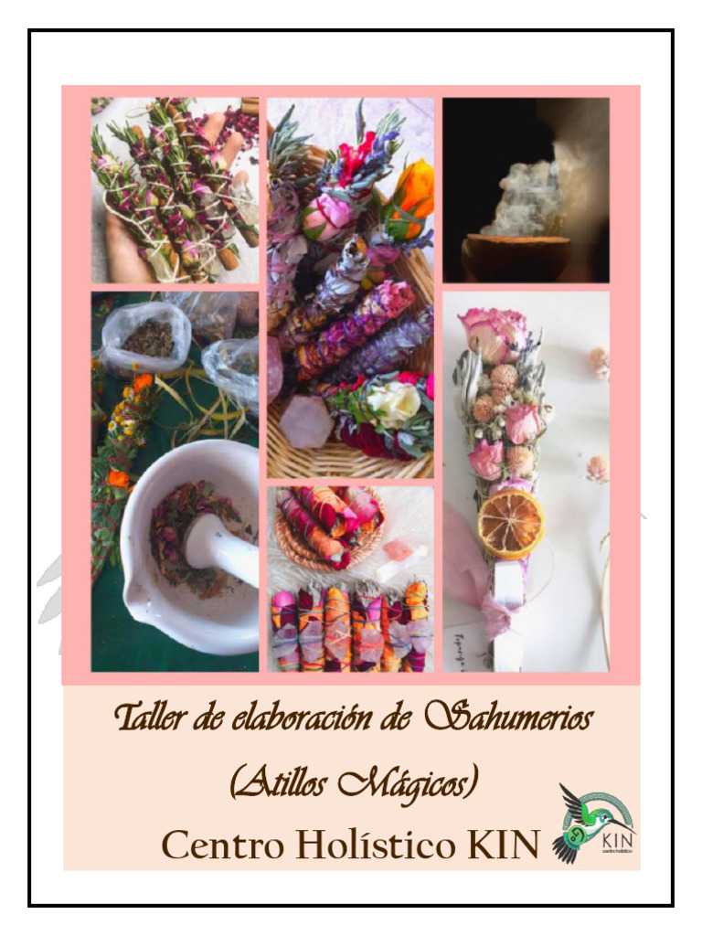 Taller de Sahumerios: Purificación y Aromaterapia | PDF | Incienso