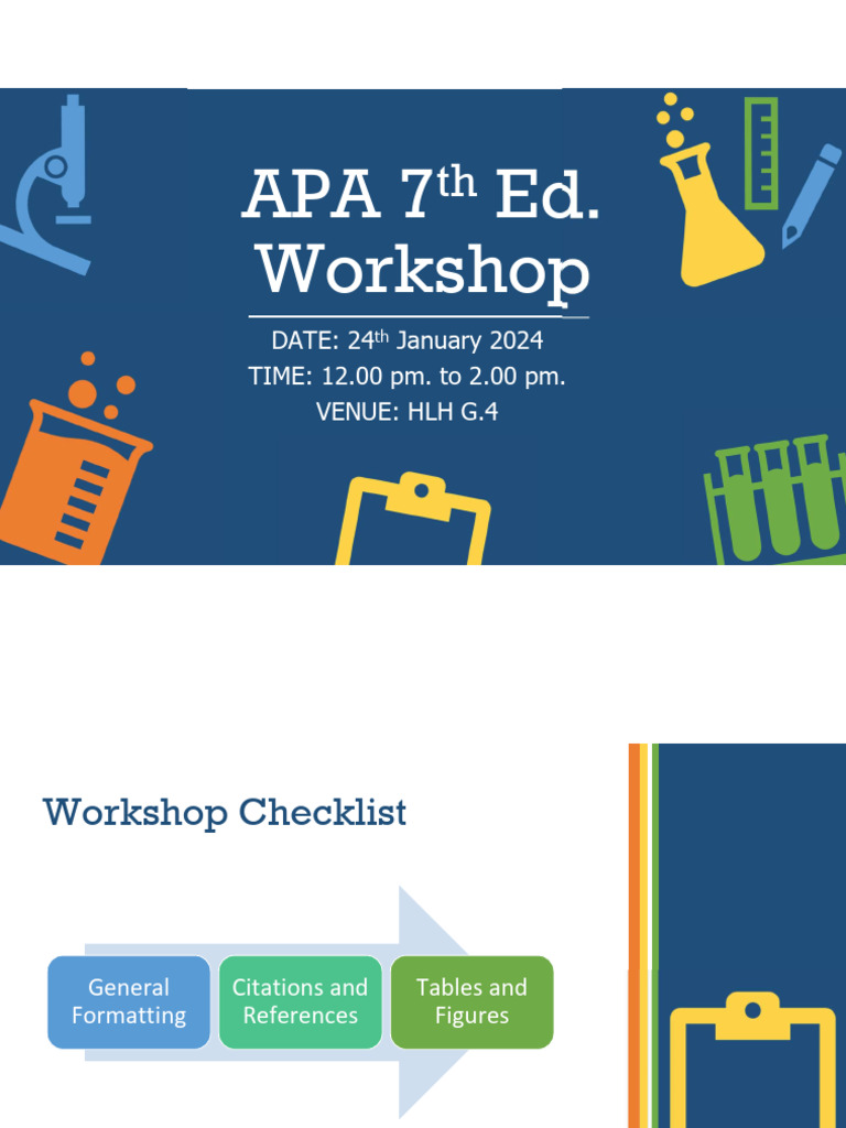 APA 7th Ed Guide (Student Handout) | PDF | Paragraph | Apa Style