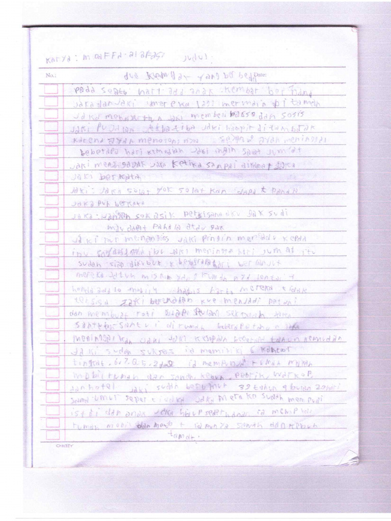 Karya Literasi M.Daffa | PDF