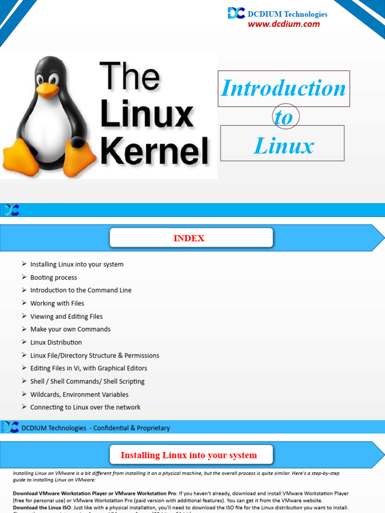 Introduction To Linux - V1.0 | PDF | Linux Distribution | Command Line ...