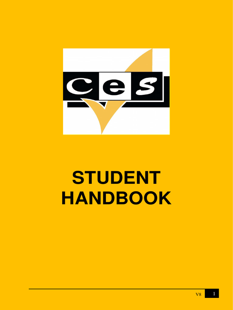 CES Student Handbook Guide | PDF | Bullying | Internet