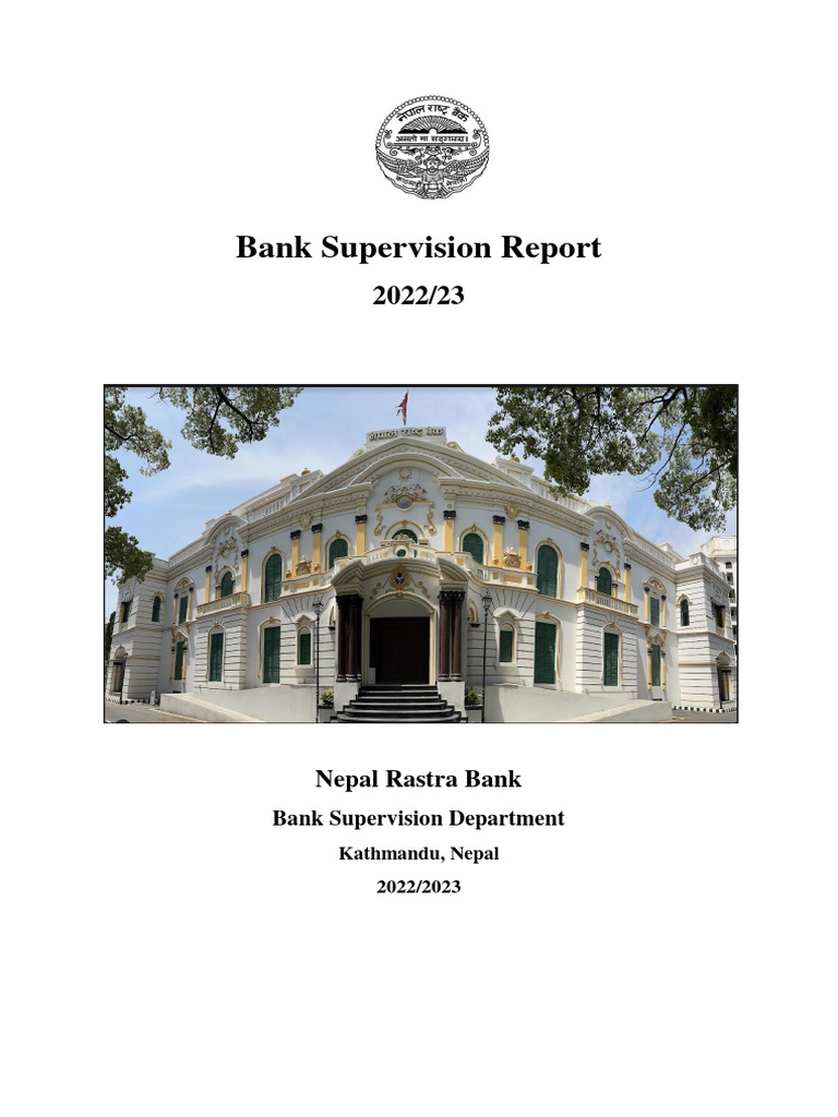 Nepal Bank Supervision Insights | PDF | Banks | Economies