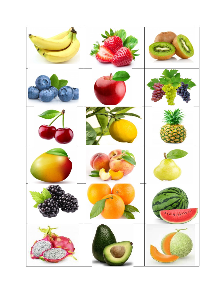 Fruits and Vegetables | PDF