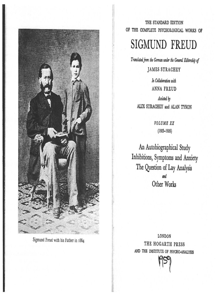 Freud Inhibitions Symptoms Anxiety | PDF