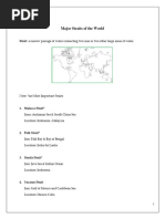 Major Straits of the World Map | PDF | Earth Sciences | Geography