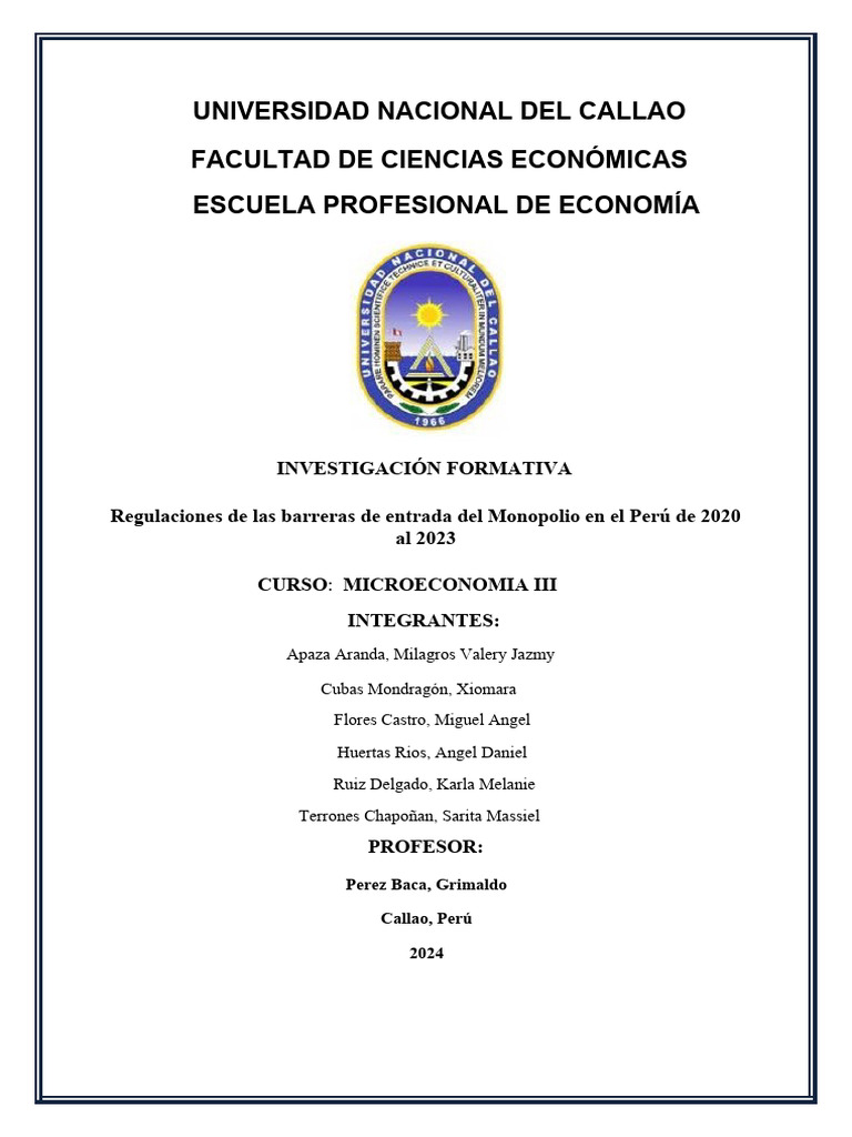 IF Micro 3 Introduccion y Resumen | PDF | Monopolio | Mercado (economía)