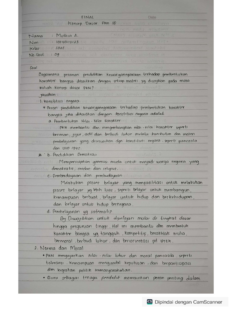 Muthia A. (FINAL PKN) | PDF