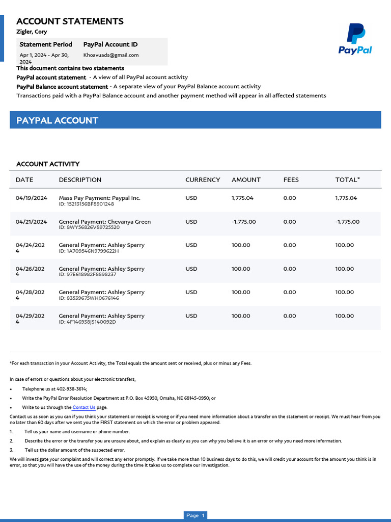 PP Us 88 | PDF | Pay Pal | Payments