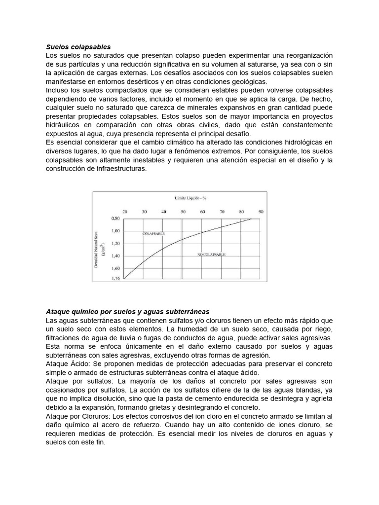 Suelos Colapsables.... | Descargar gratis PDF | Hormigón | Temblores