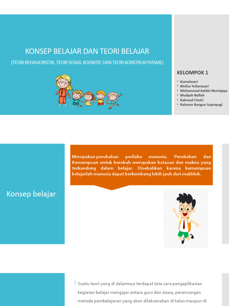 New Pemahaman Peserta Didik - Konsep Belajar Dan Teori Belajar | PDF