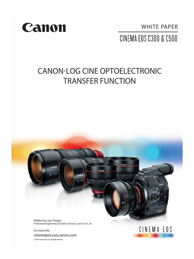 White Paper Clog Optoelectronic | PDF | Exposure (Photography) | Camera