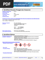 MSDS Cat Jotun Bahasa | PDF