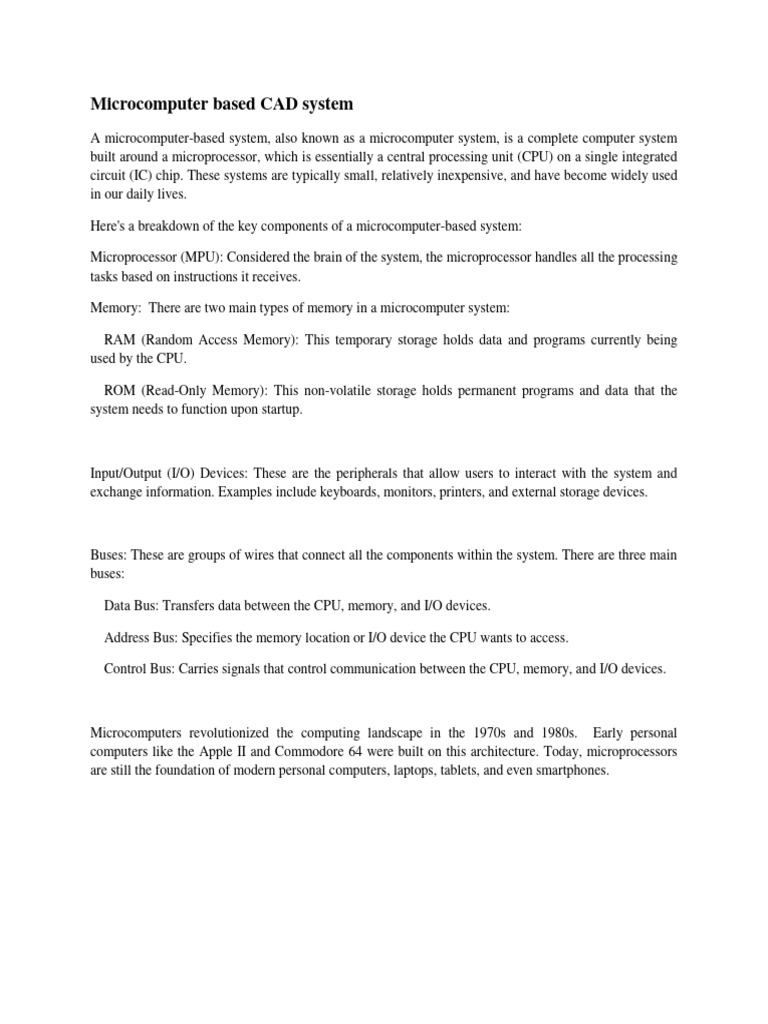 Microcomputer Based Cad System Finite Element Analysis Pdf Finite Element Method Computer