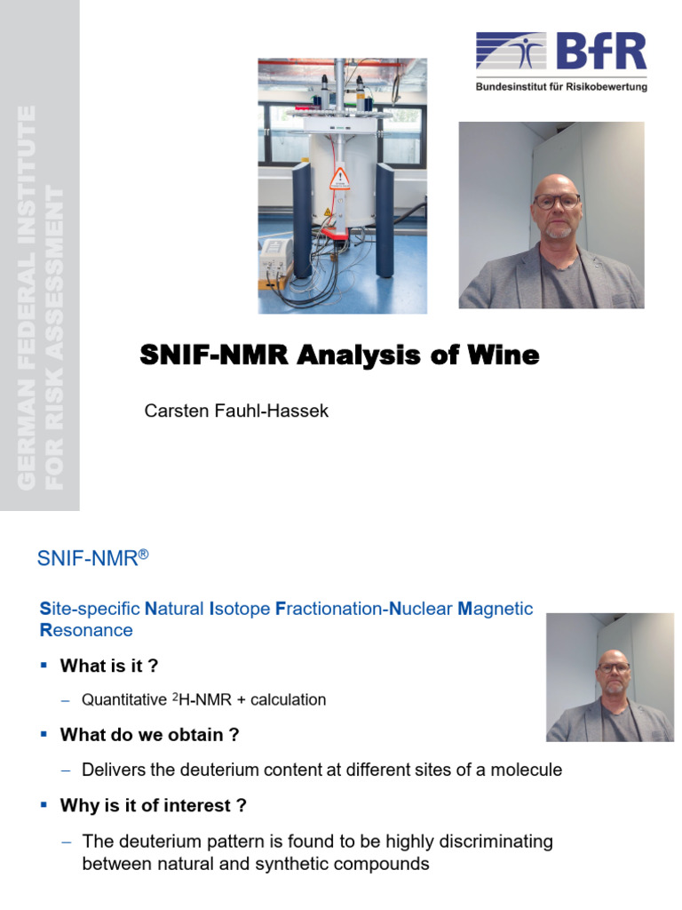 BFR - Annex 4 - Snif-Nmr Part I | PDF | Chemistry | Nuclear Physics