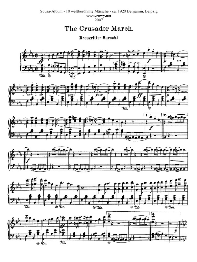 The Crusader March | PDF