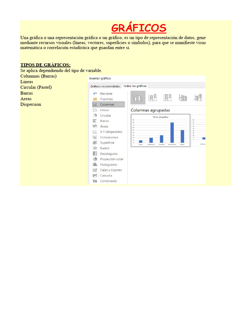 Excel Clase 3 y 4 - Gráficos y Formulas | PDF