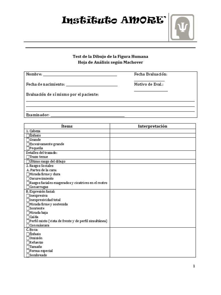 Analisis de DFH Segun Machover | PDF | Hombre | Mujer