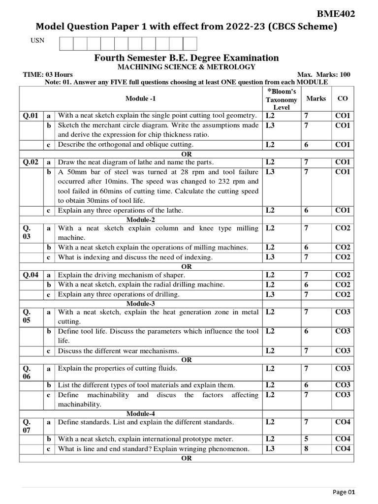 BME402 | PDF | Engineering Tolerance | Mechanical Engineering