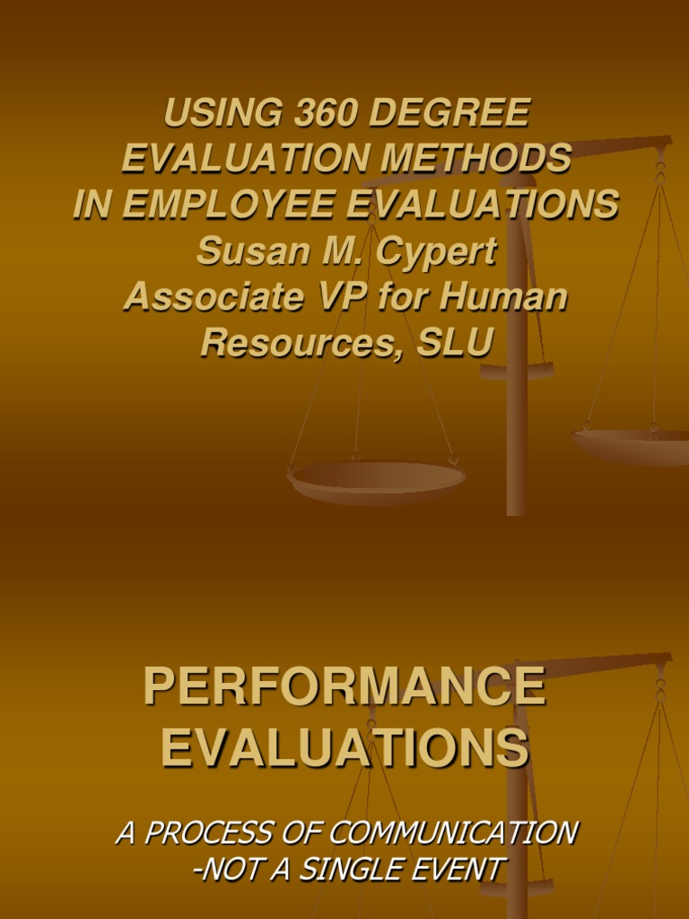 Using 360 Degree Evaluation Methods | PDF