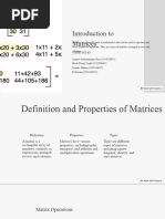 Uses and Application of Matrix in Real Life | PDF | Matrix (Mathematics ...