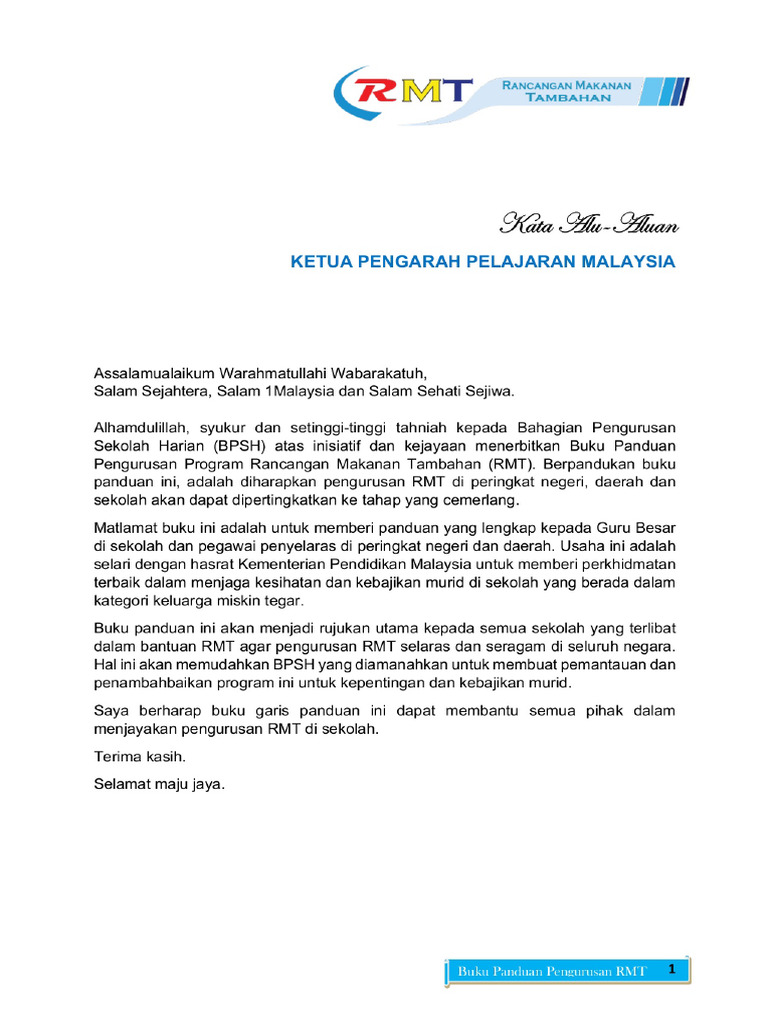 Buku Panduan PGRSN RMT 2.0 KPM 2022 | PDF