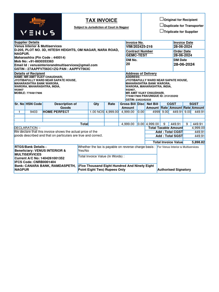 Sales Invoice 1234 Jun - 28 - 2024 | PDF | Economies | Public Finance