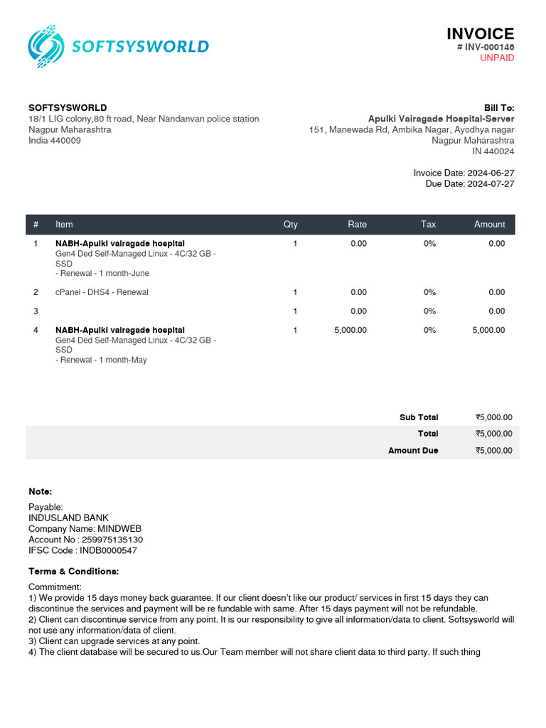 Inv 000146 | PDF | Server (Computing) | Computing