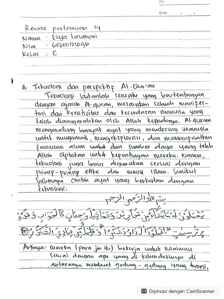 Resume Pertemuan 14 Asha | PDF