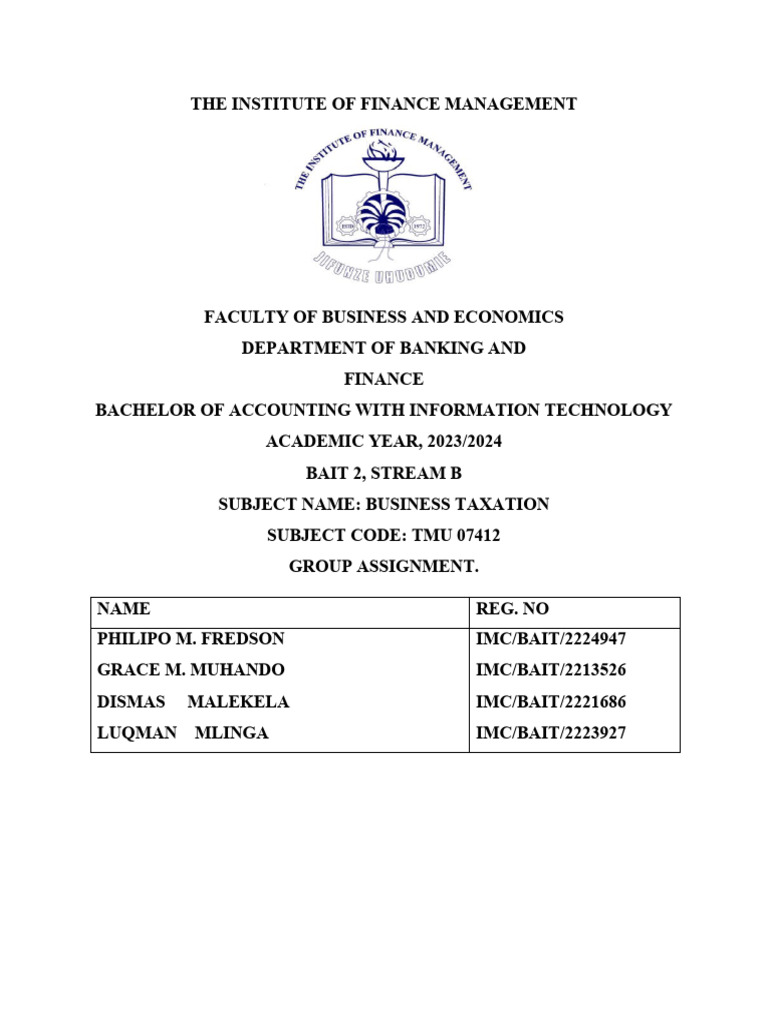 Income Tax Tutorial QN 5 | PDF | Employment | Money