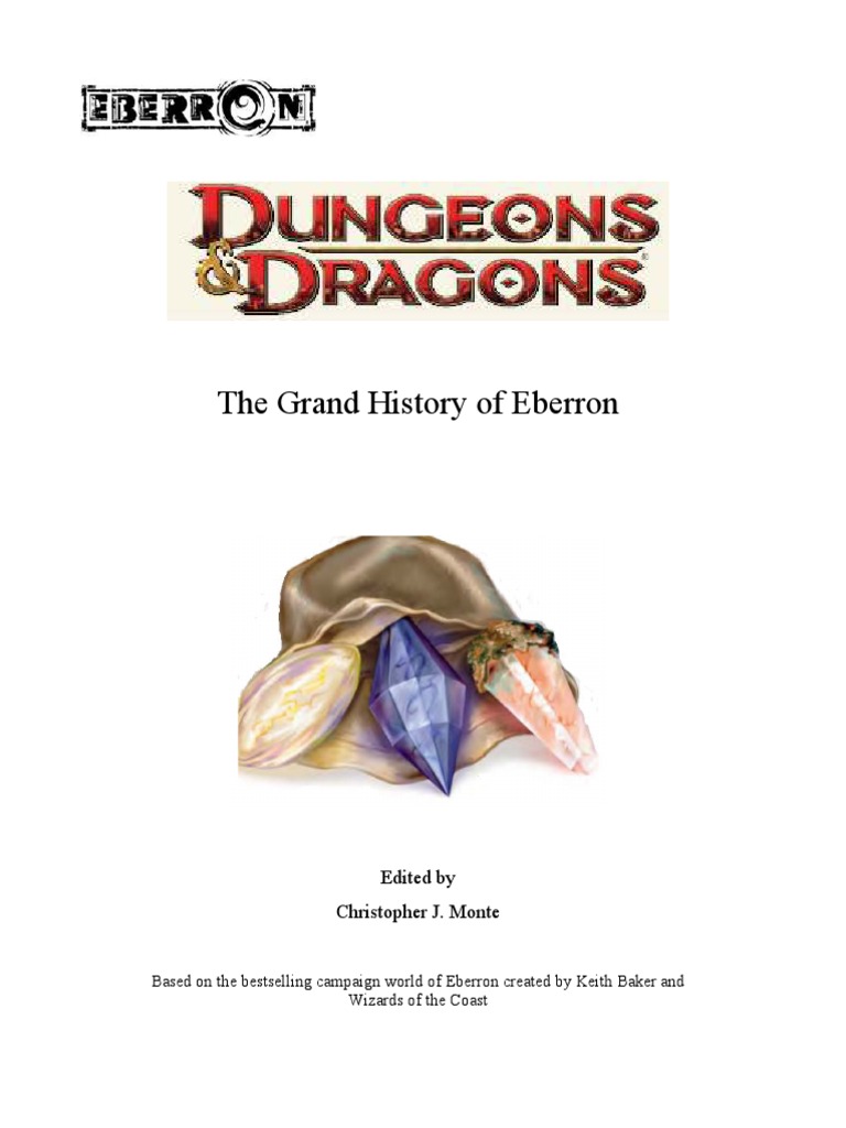 The Grand History of Eberron | PDF | World Of Eberron | D20 System