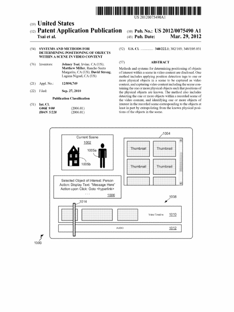 Patent Application Publication (10) Pub. No.: US 2012/0075490 A1 | PDF ...