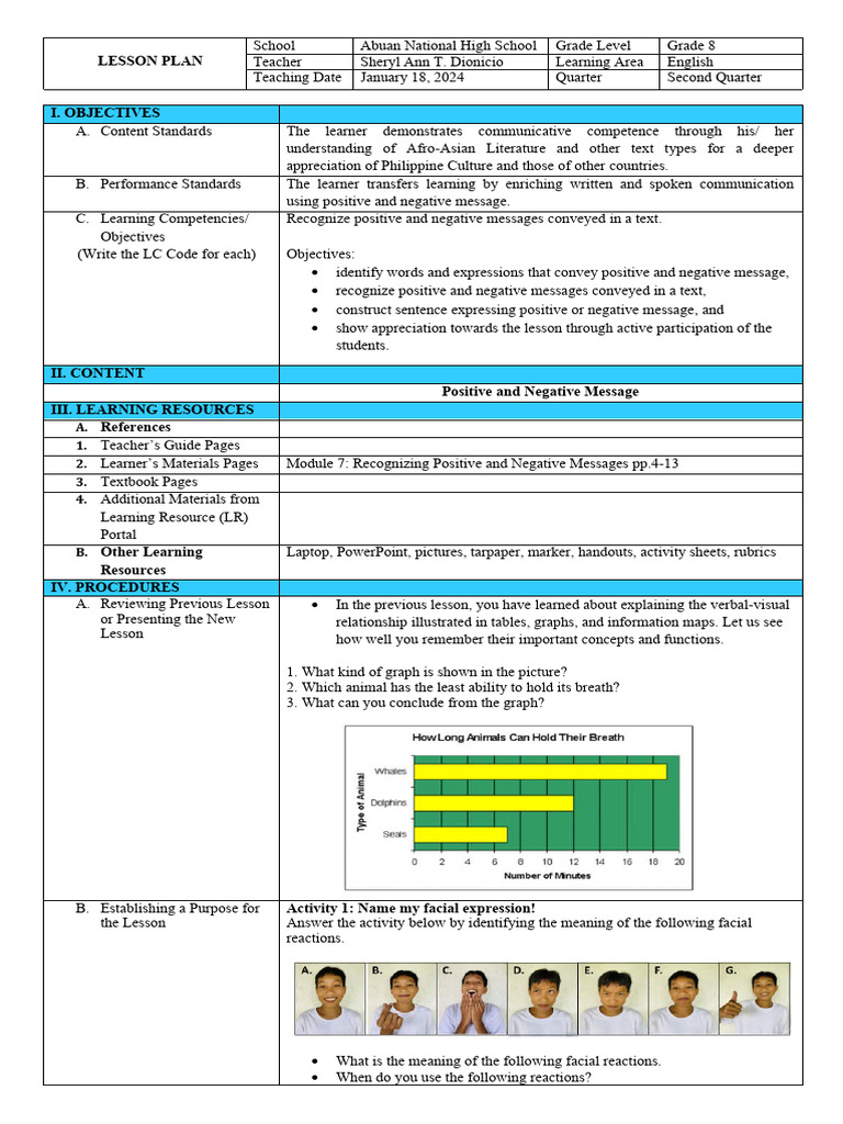 CO - Second Quarter | PDF | Learning | Korean Language