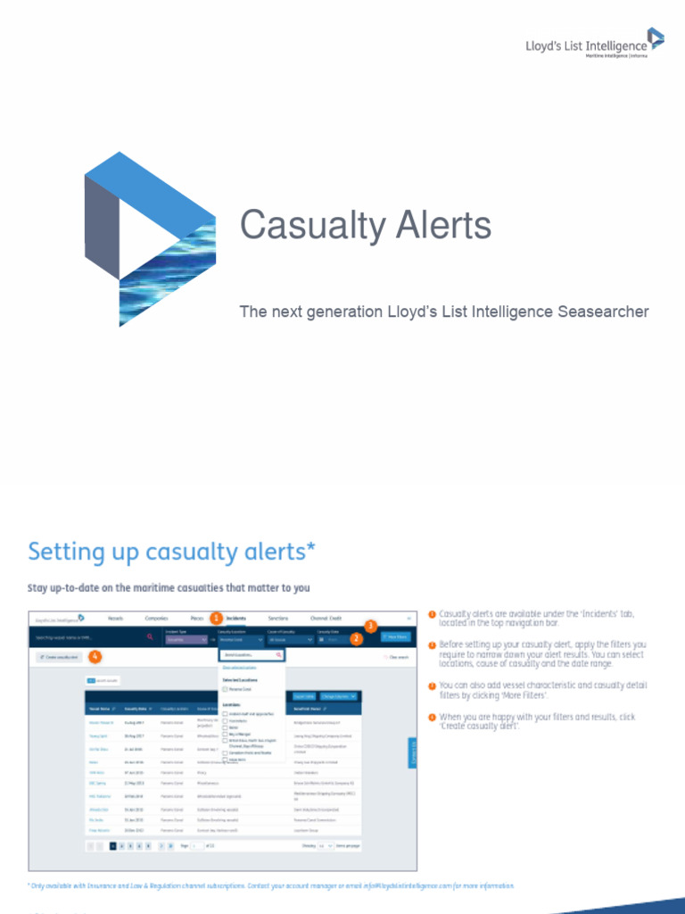 Casualty Alerts User Guide | PDF | Computer Mediated Communication | Online Services