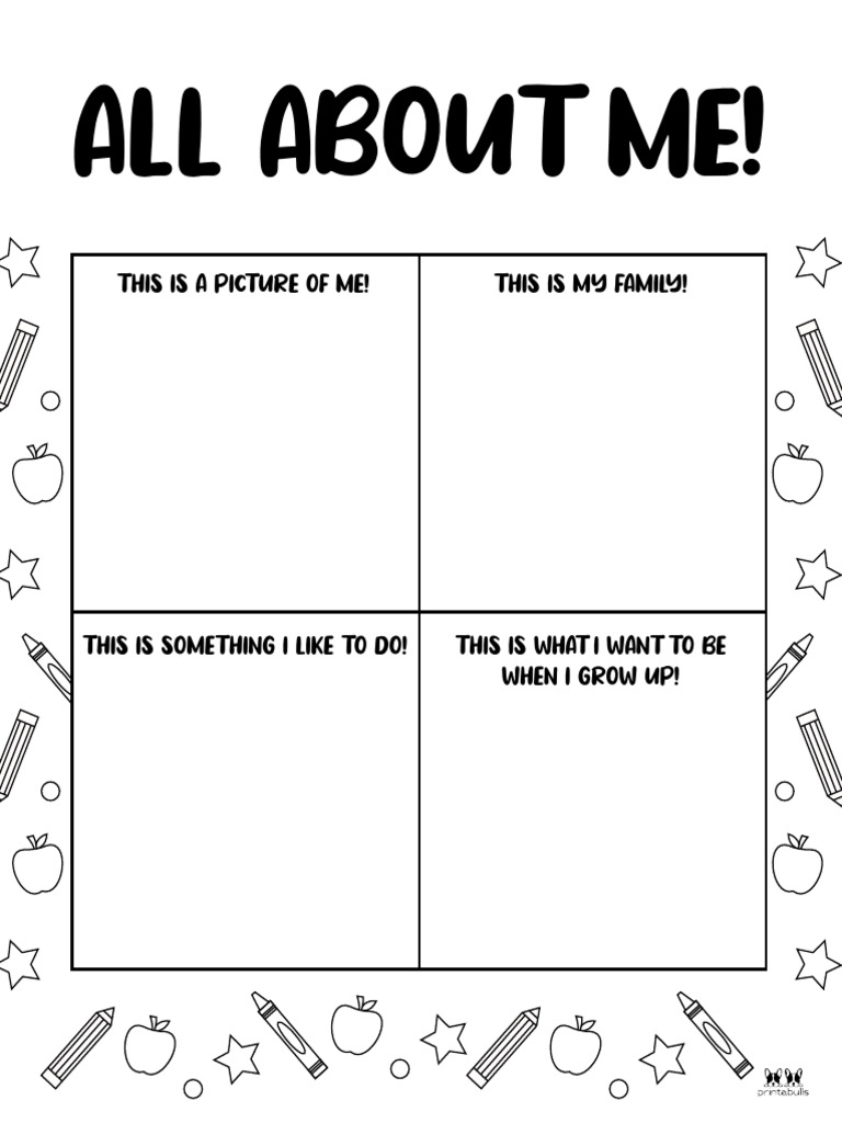 All About Me Worksheet | PDF