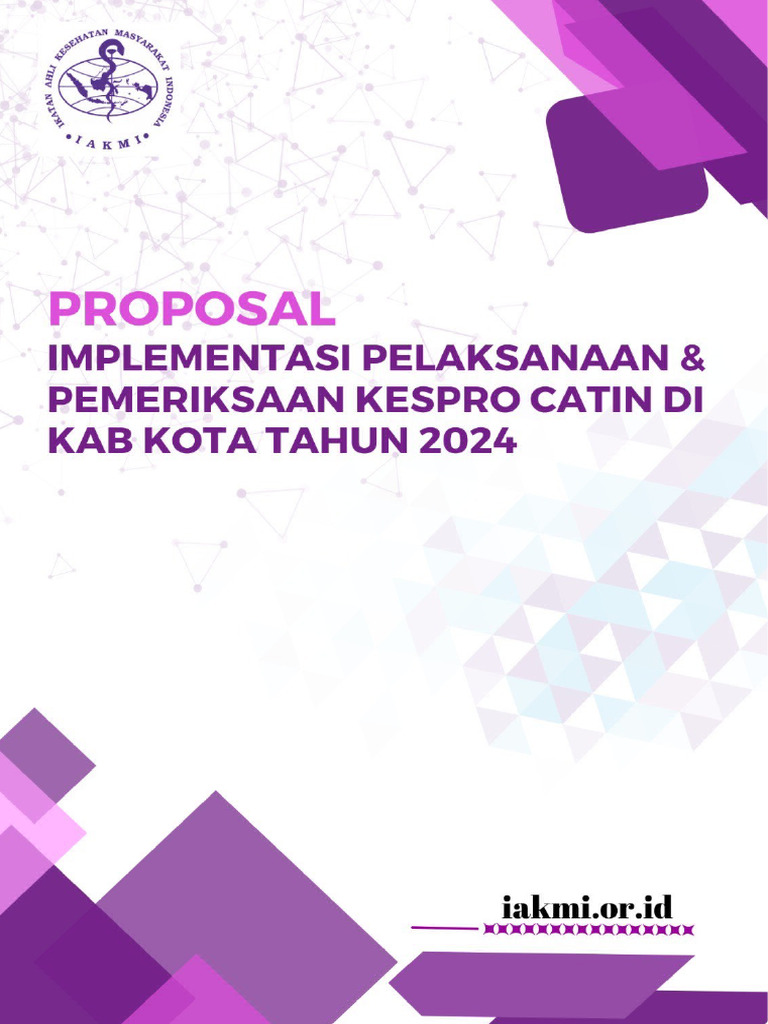 DRAF PROPOSAL - CATIN 2024 - Kab Bogor | PDF