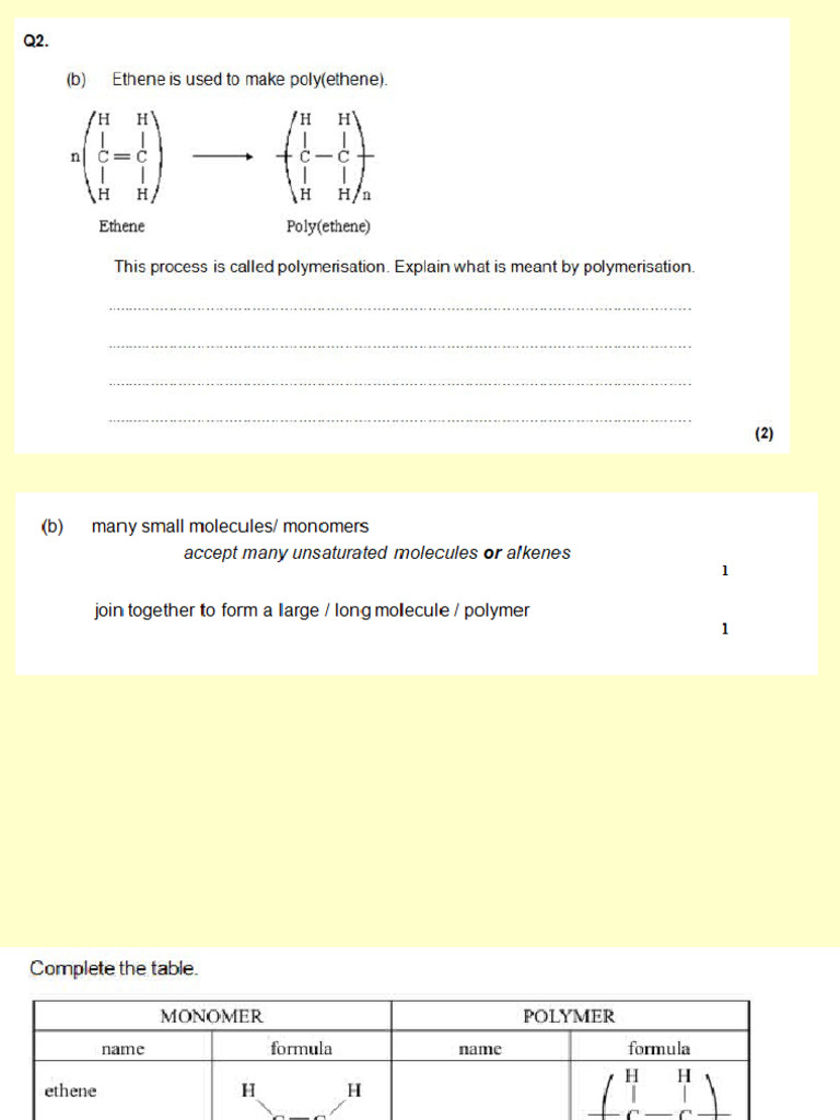 Condensation Polymerisation | PDF | Polymerization | Polyester
