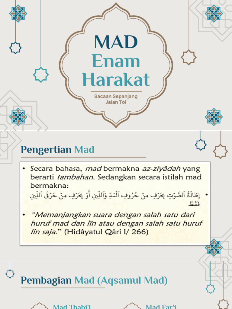 Materi Mad 6 Harokat | PDF