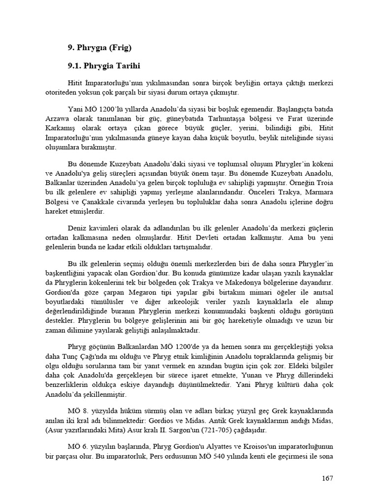 Phrygia (Konyar) | PDF