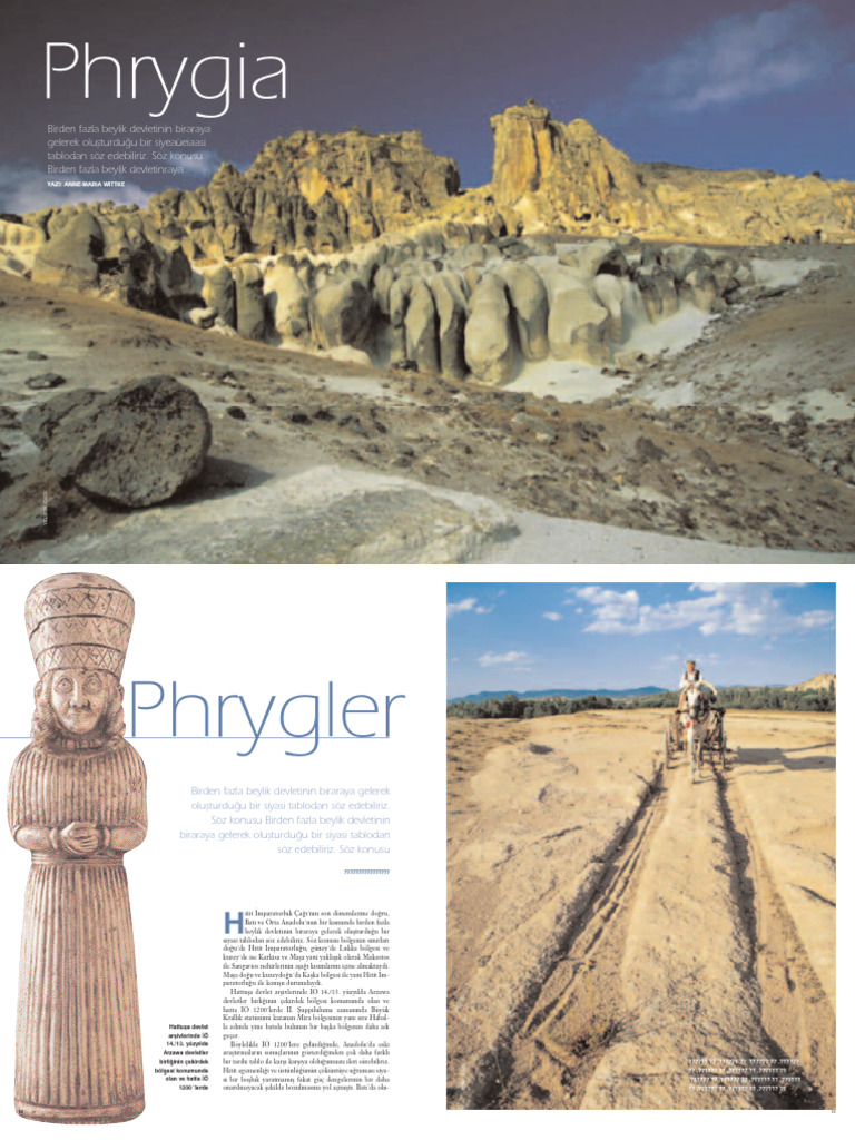 Phrygia in Arkeoatlas | PDF
