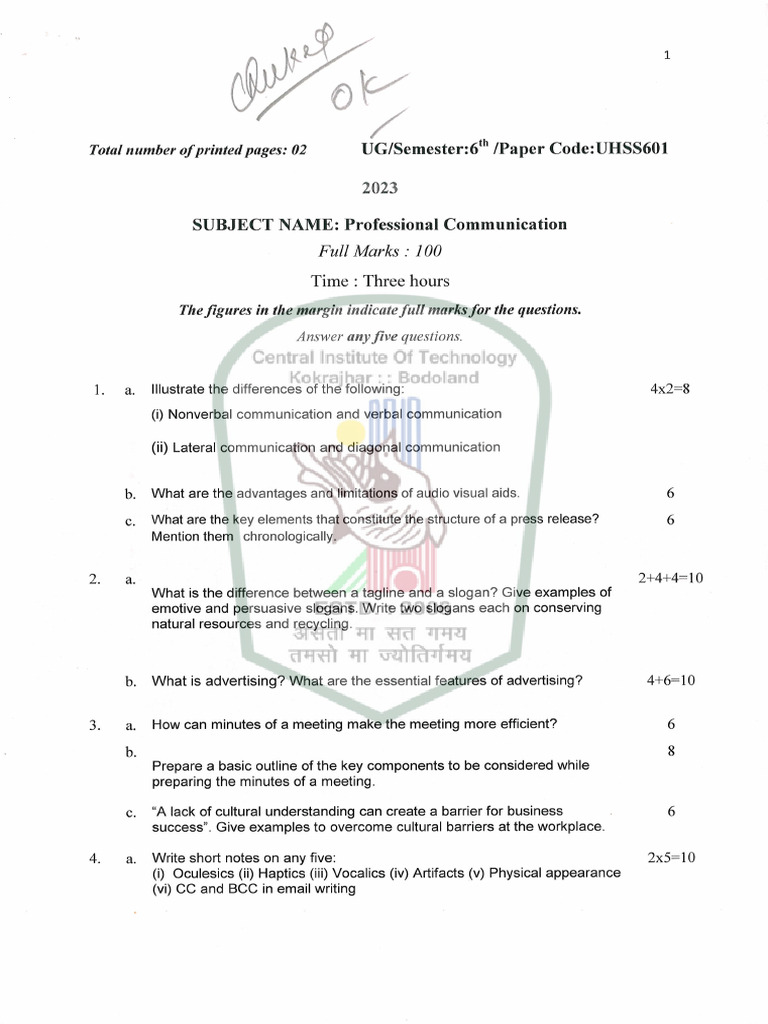 Professional Communication | PDF | Communication | Human Communication