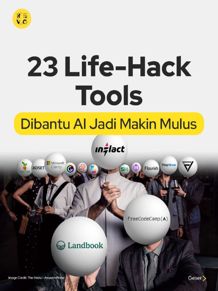 23 Life-Hack Tools Dibantu AI Jadi Makin Mulus! | PDF