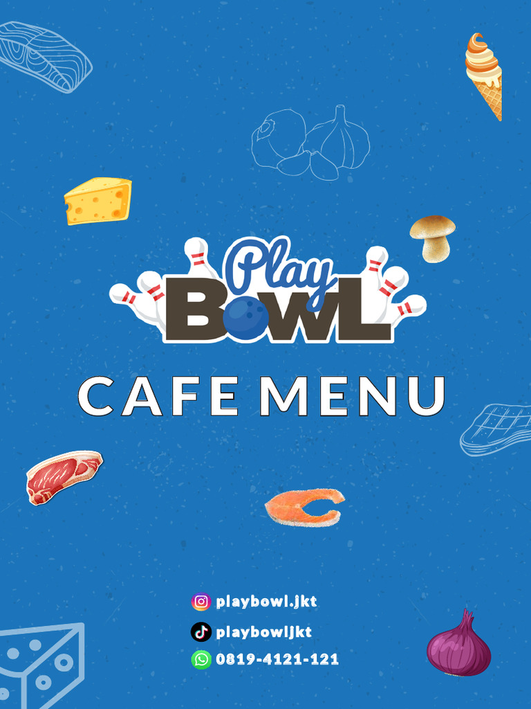Menu Playbowl Cafe 2024 | PDF | Foods | Western Cuisine