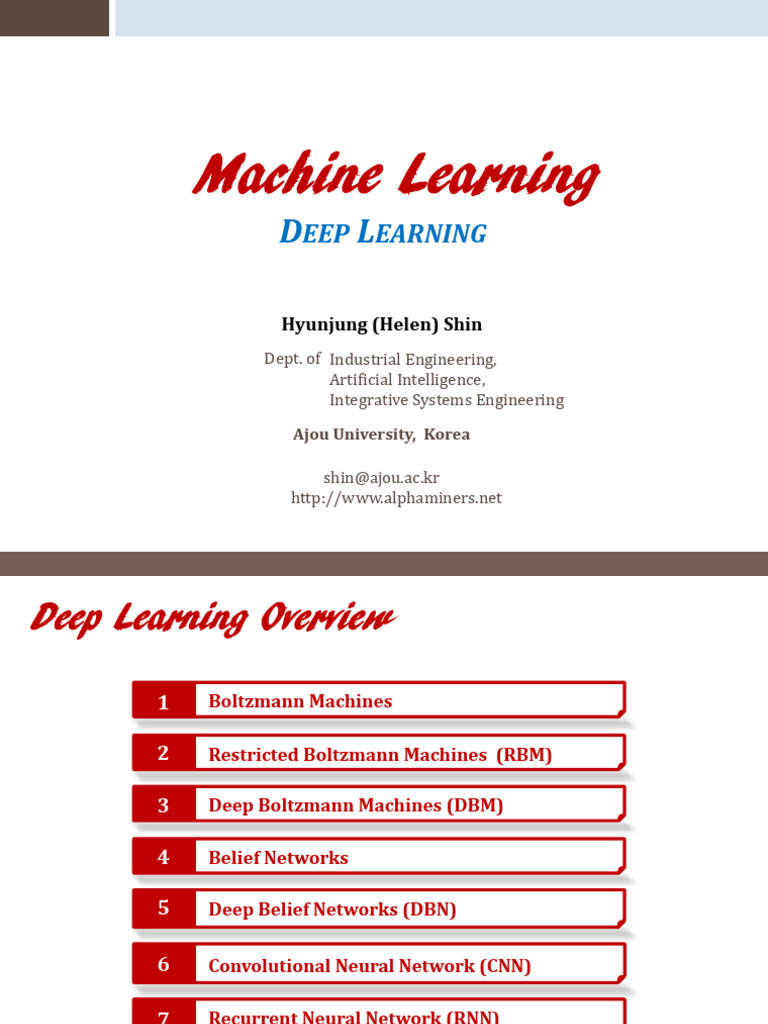 LN - ieML DeepLearning | PDF | Artificial Neural Network | Deep Learning