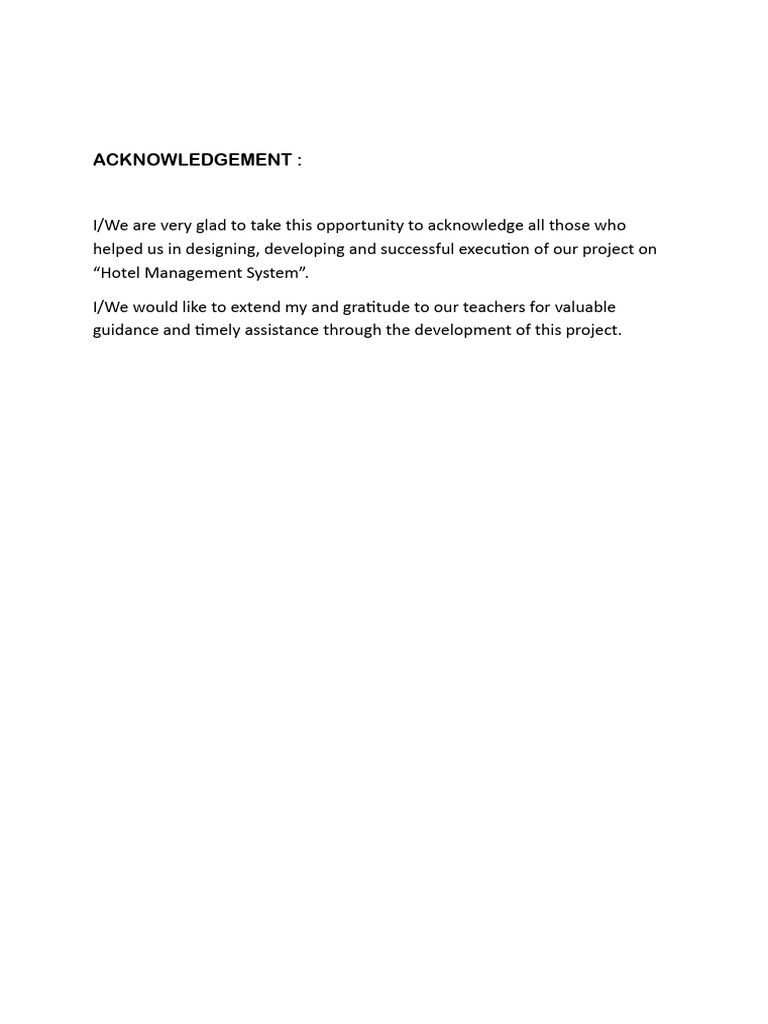 Digital Hotel Management System Overview | PDF | Computer Engineering ...